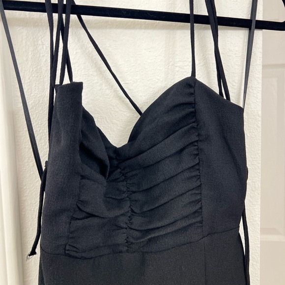Zara | Dresses | Zara Black Backless Dress | Poshmark